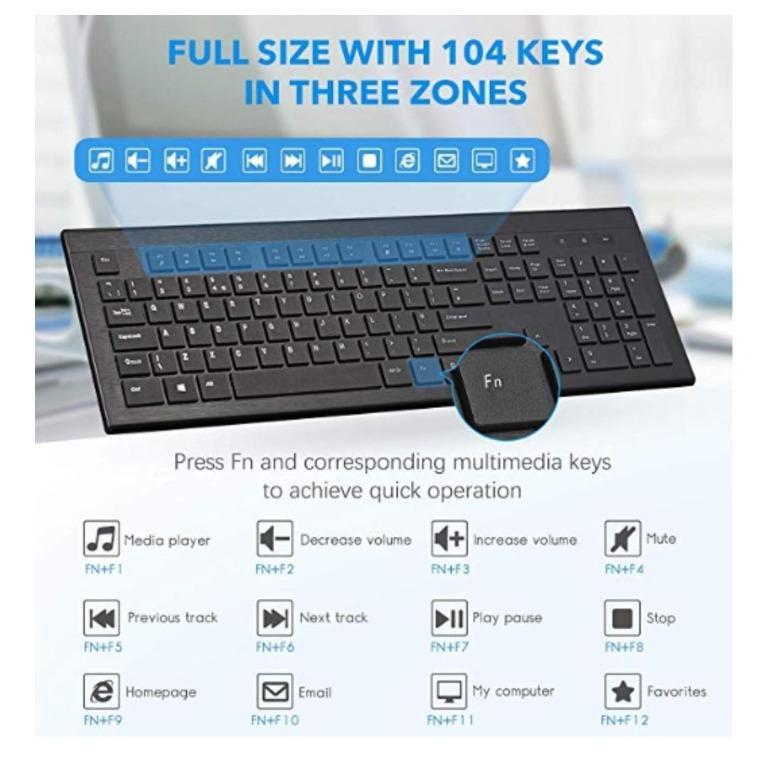 A760 Wireless Keyboard Model: CS8800G, Computers & Tech, Parts ...