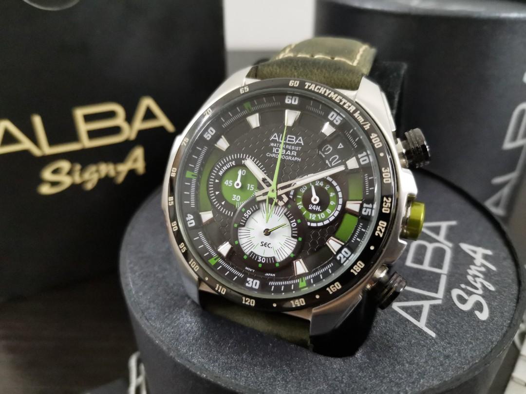 Alba Sign-A Chronograph with multi layered dial, Men's Fashion, Watches ...