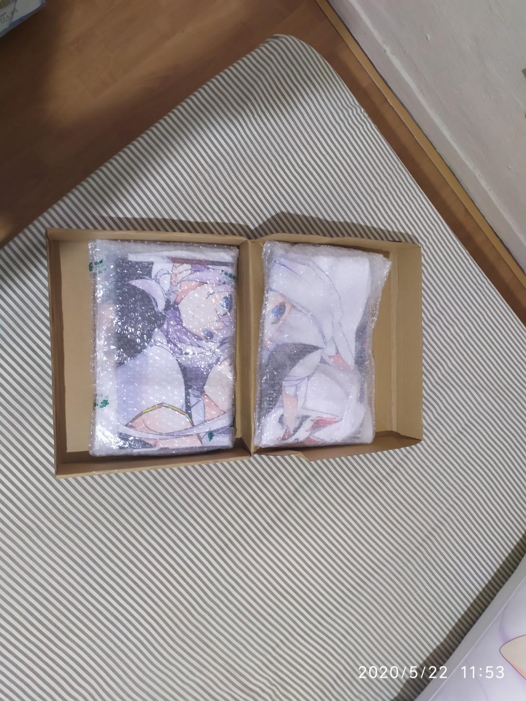 Azur Lane Dakimakura Cover (Akagi+Kaga/Enterprise+Vestel 2wt), Hobbies ...