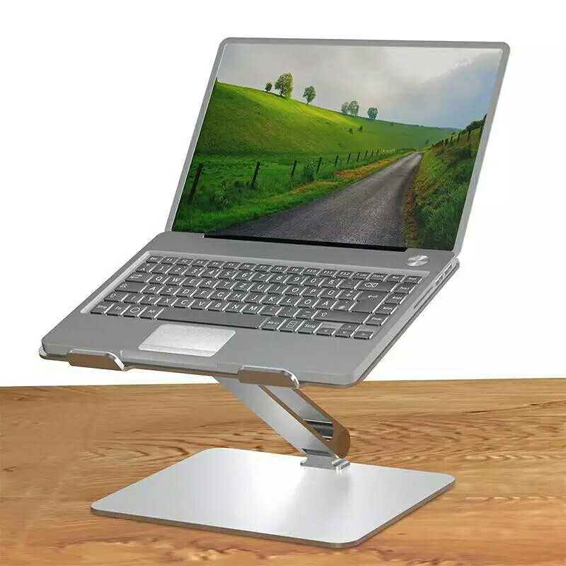 BEESCLOVER Laptop Stand Aluminum Alloy Desktop Shelf Foldable and Multi ...