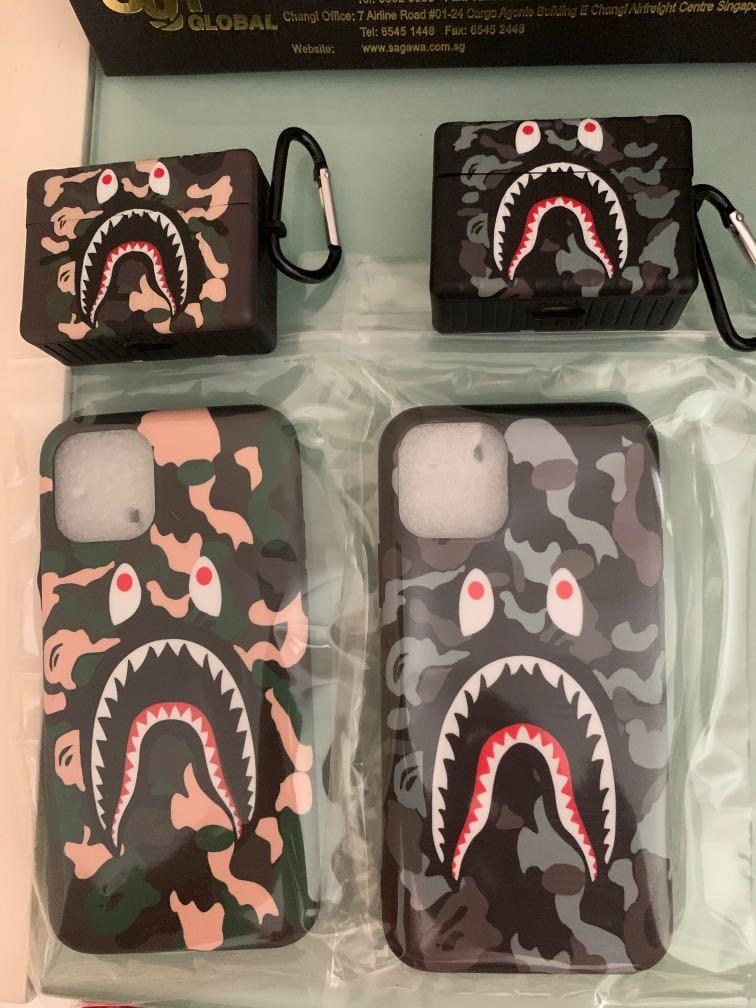 BRAND NEW AIRPODS PRO CASE - BATHING APE SHARK, Mobile Phones & Gadgets ...