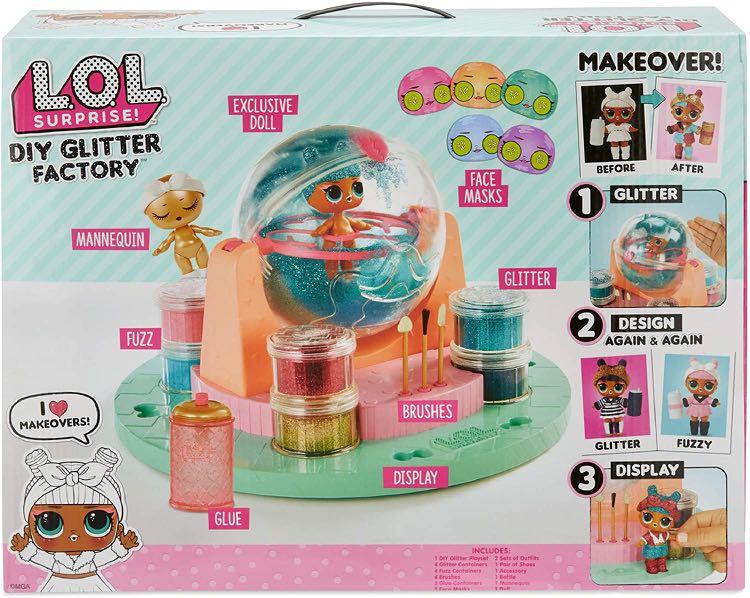 BRAND NEW L.O.L. Surprise! DIY Glitter Factory Playset with Exclusive ...