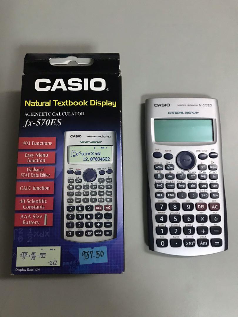 Casio scientific calculator, Computers & Tech, Office & Business ...