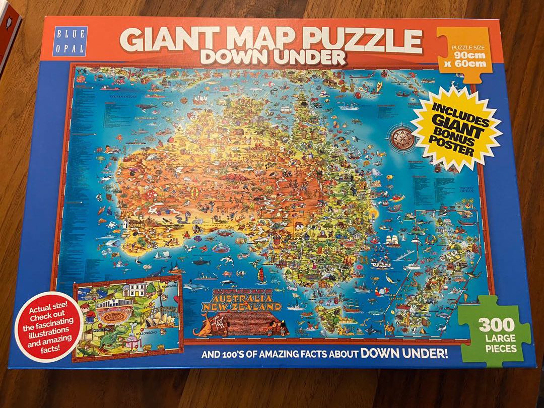 Down Under Jigsaw Puzzle, Hobbies & Toys, Toys & Games on Carousell
