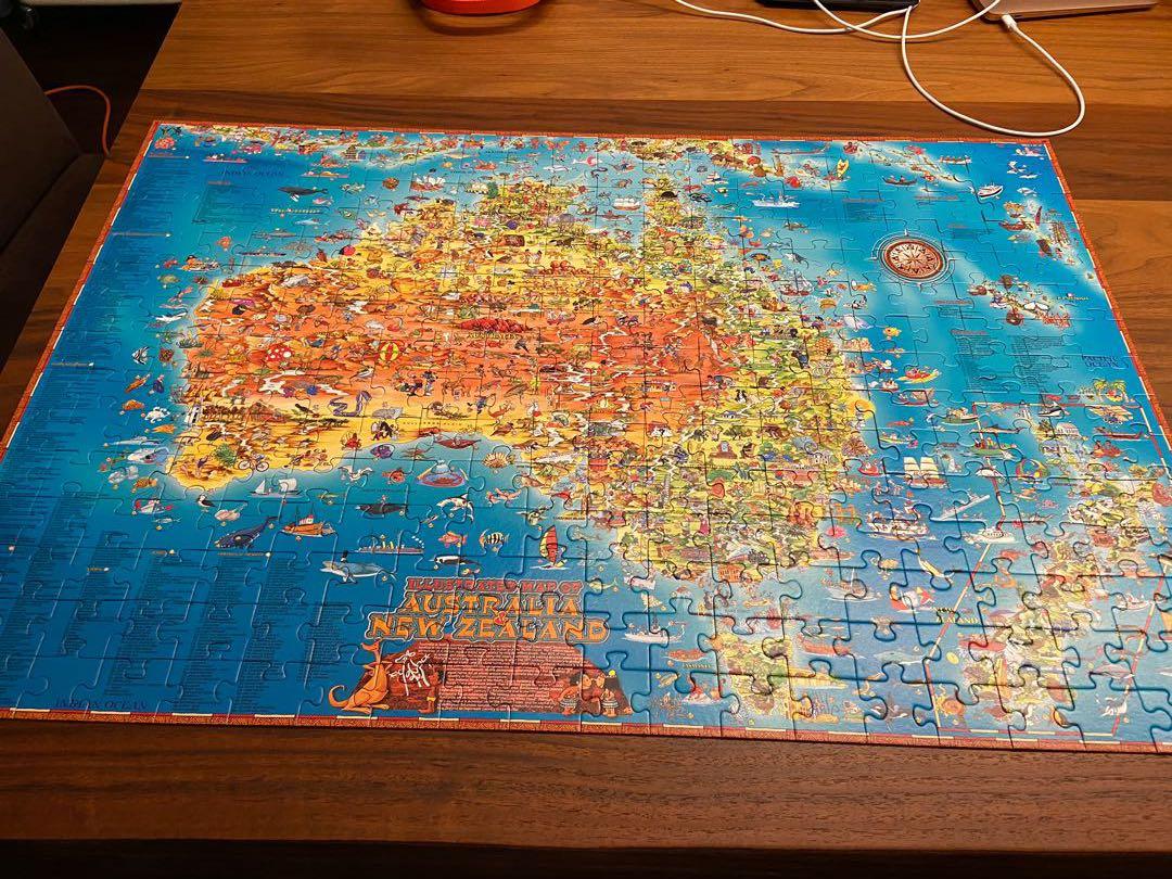 Down Under Jigsaw Puzzle, Hobbies & Toys, Toys & Games on Carousell