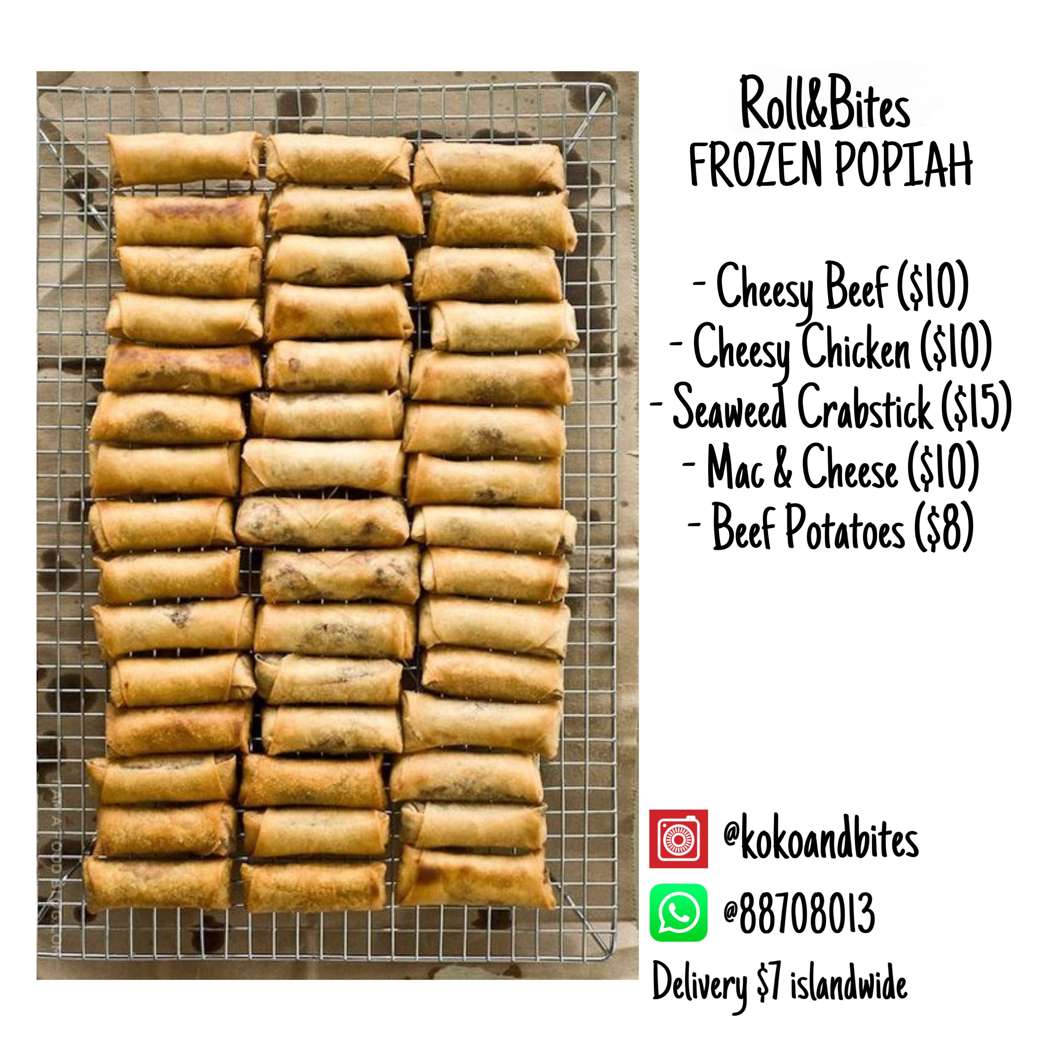 FROZEN POPIAH, Food & Drinks, Chilled & Frozen Food on Carousell