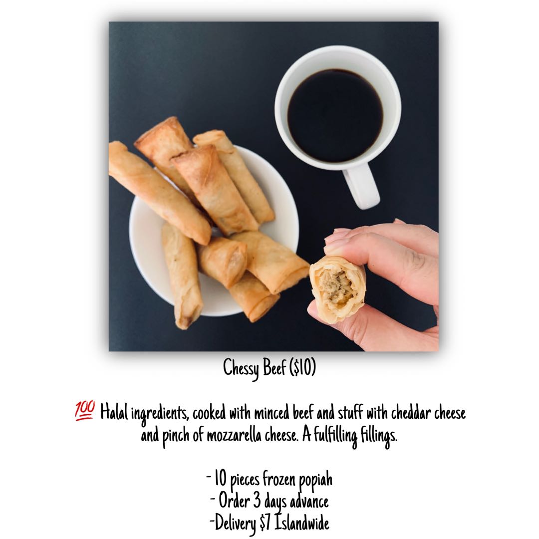 FROZEN POPIAH - CHESSY BEEF, Food & Drinks, Chilled & Frozen Food on ...