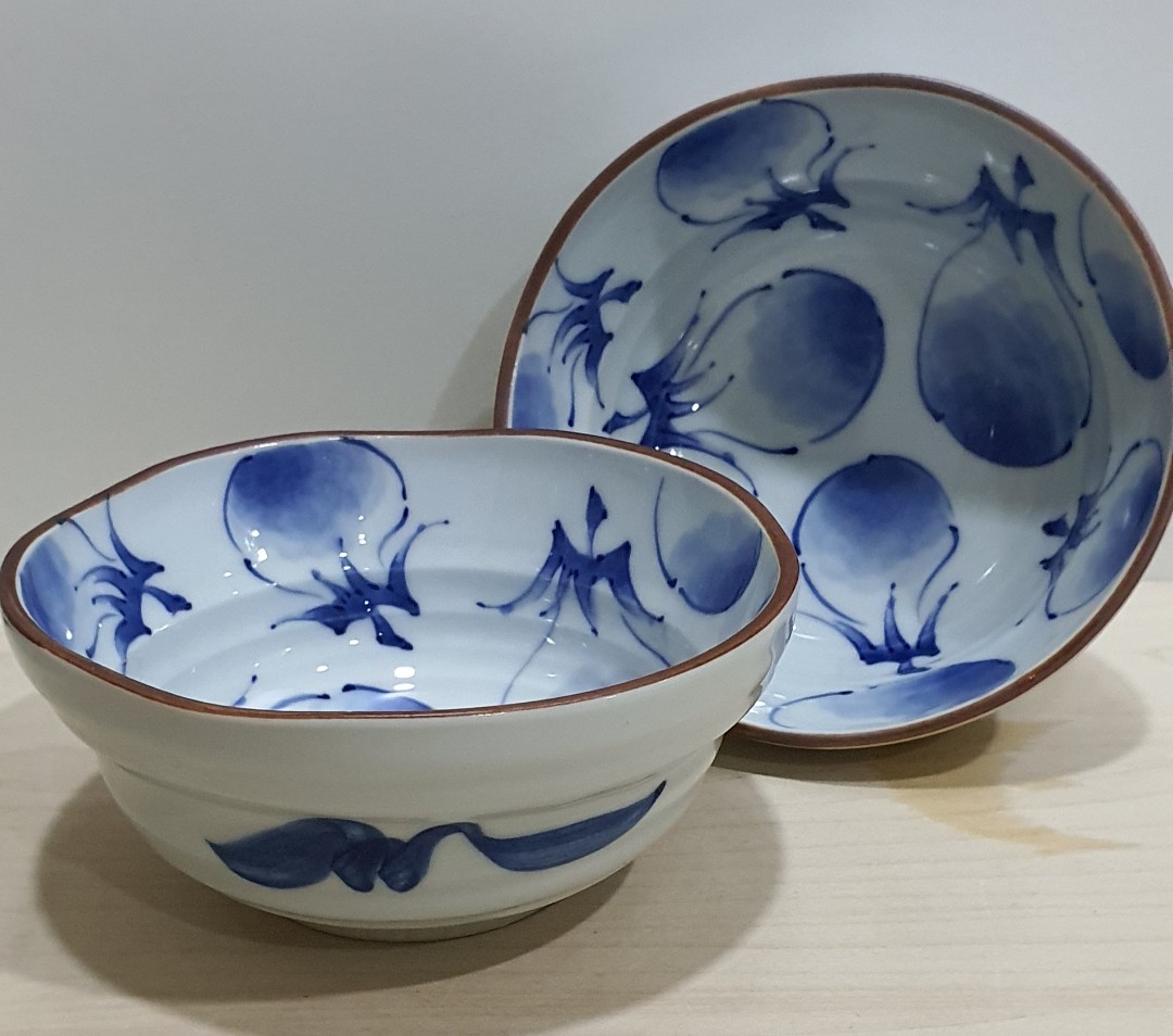 Japanese Vege Design Bowls, Furniture & Home Living, Kitchenware ...