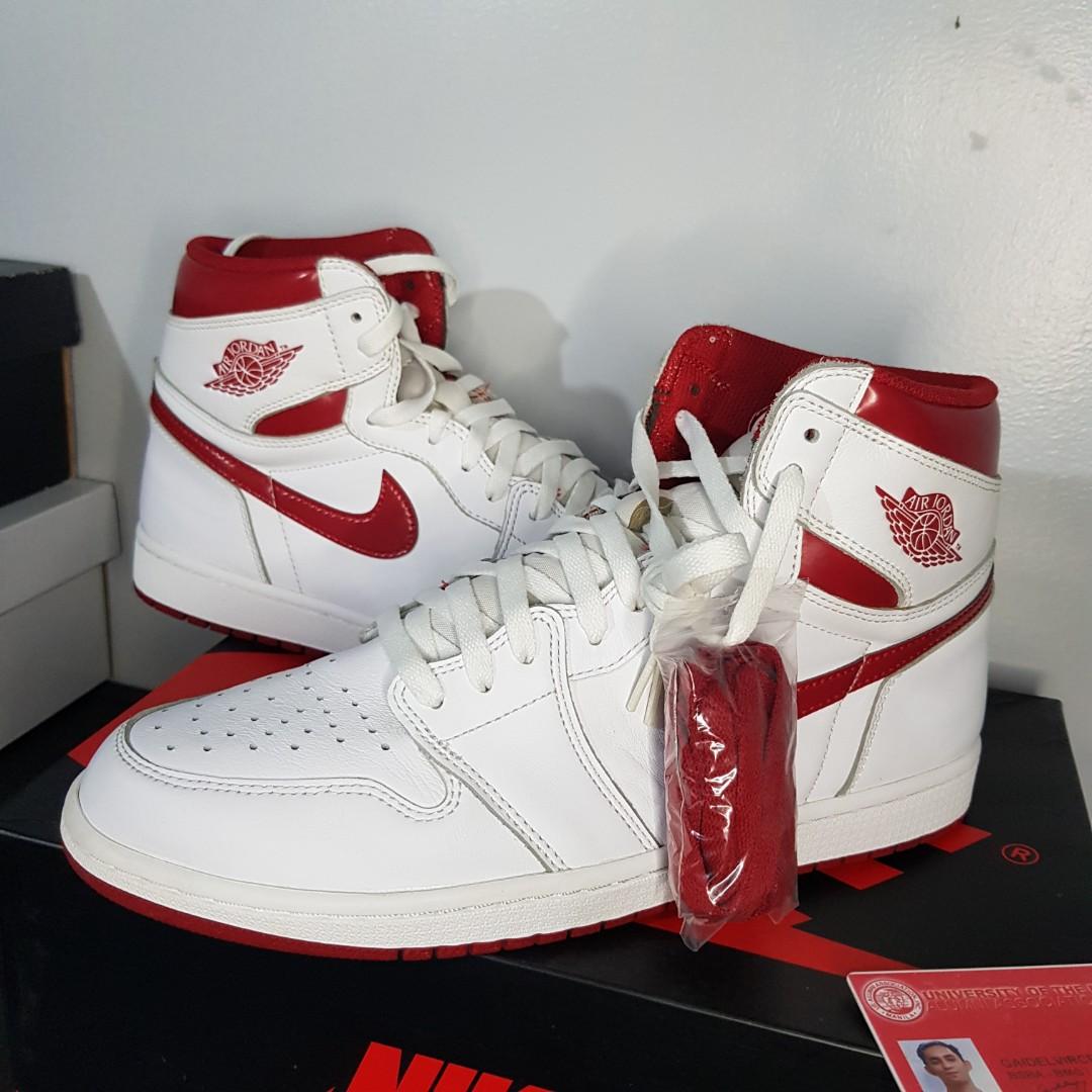 Jordan 1 Metallic Red, Men's Fashion, Footwear, Sneakers on Carousell