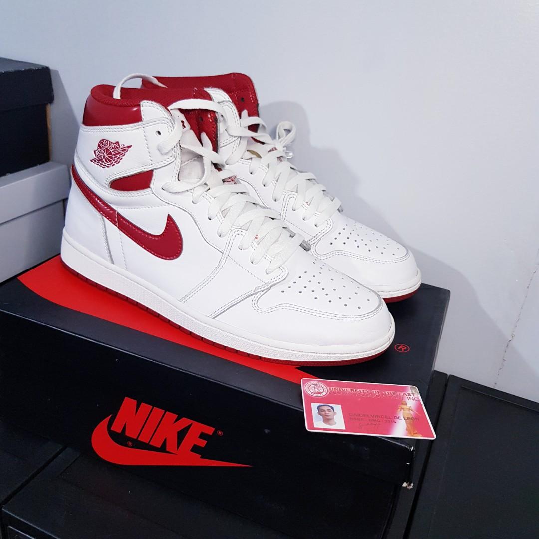 Jordan 1 Metallic Red, Men's Fashion, Footwear, Sneakers on Carousell