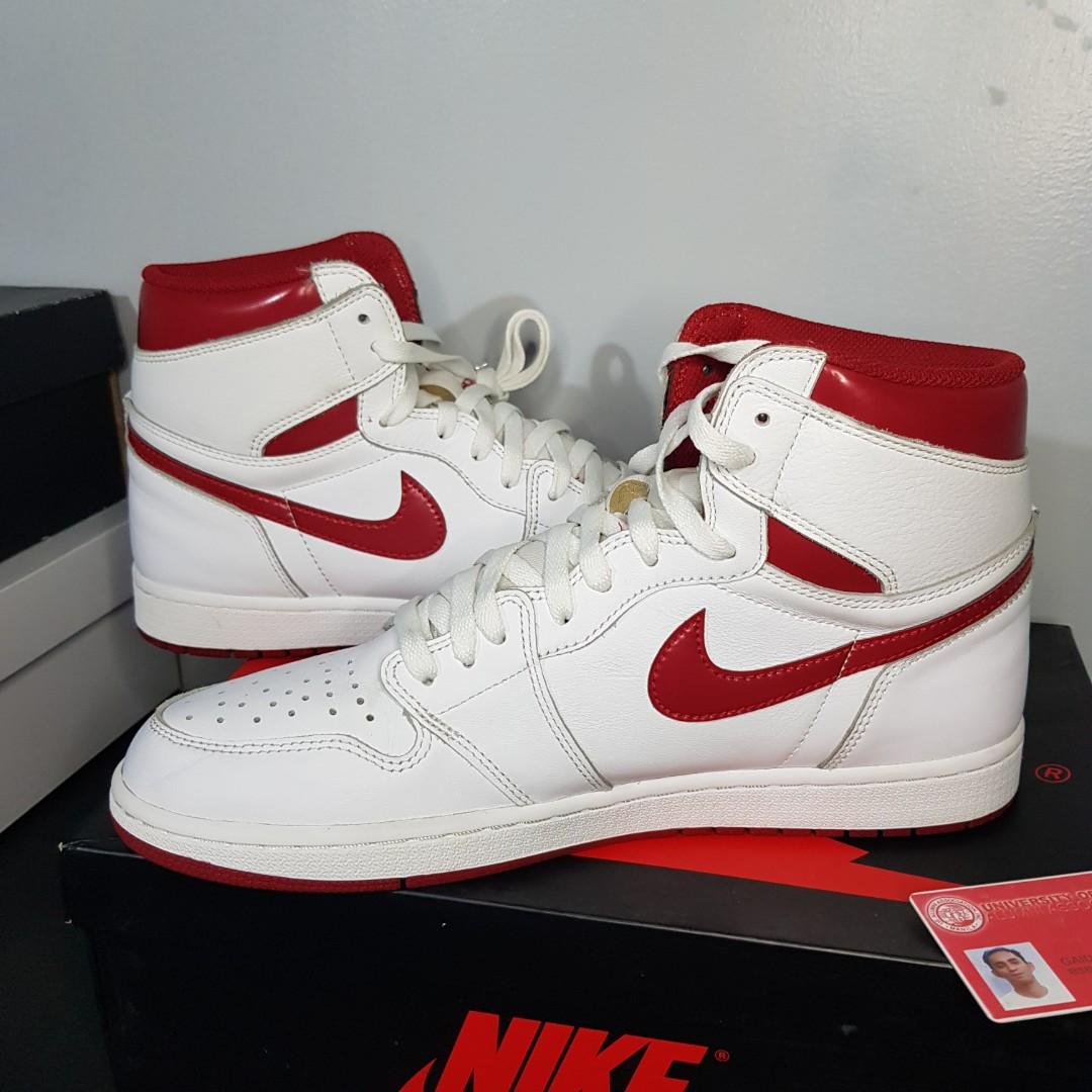 Jordan 1 Metallic Red, Men's Fashion, Footwear, Sneakers on Carousell