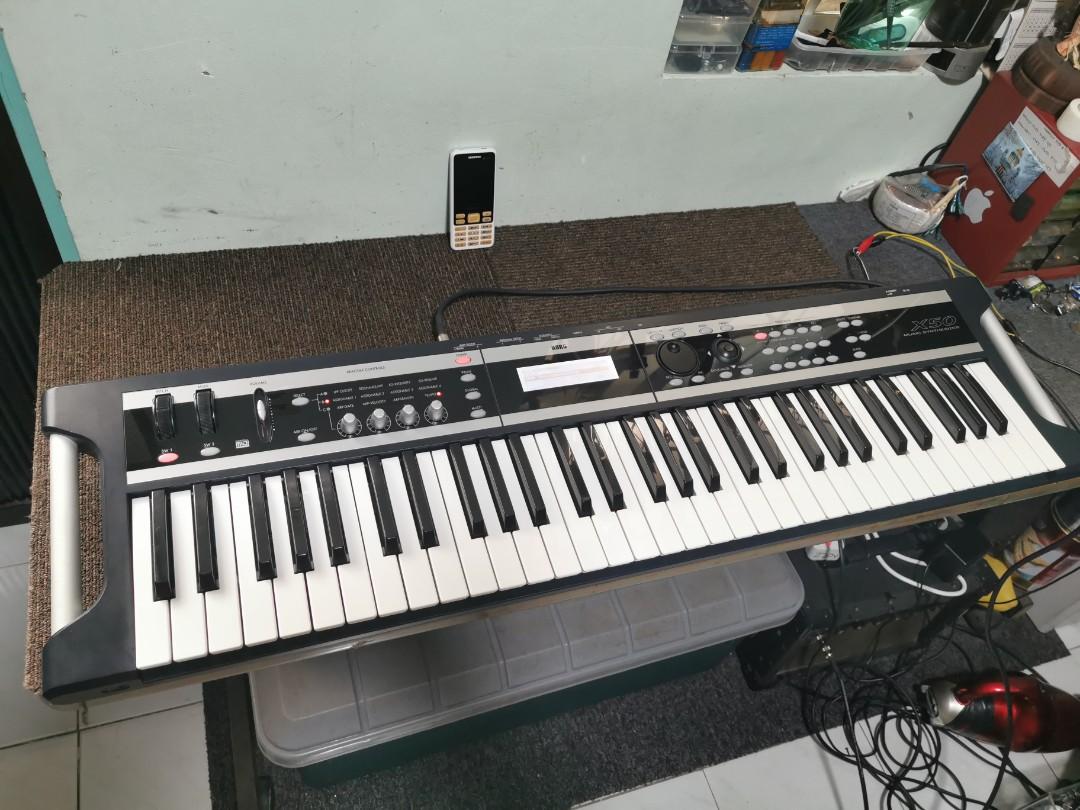 Korg x50 music keyboard synthesizer piano, Hobbies & Toys, Music ...