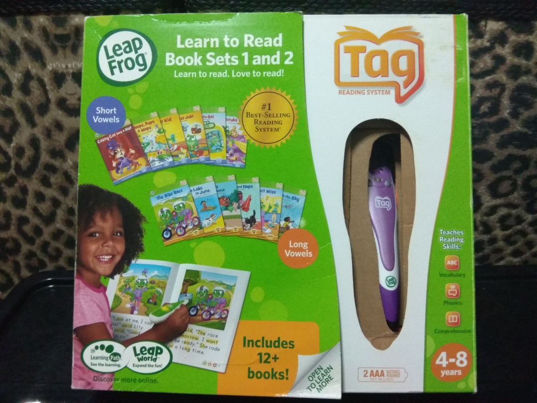LEAP FROG TAG Learn to Read Book Sets 1 and 2, Hobbies & Toys, Books ...