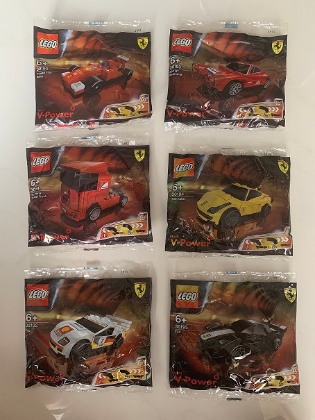 Lego Shell/Ferrari Promotion Series 1 (Set of 6), Hobbies & Toys, Toys ...