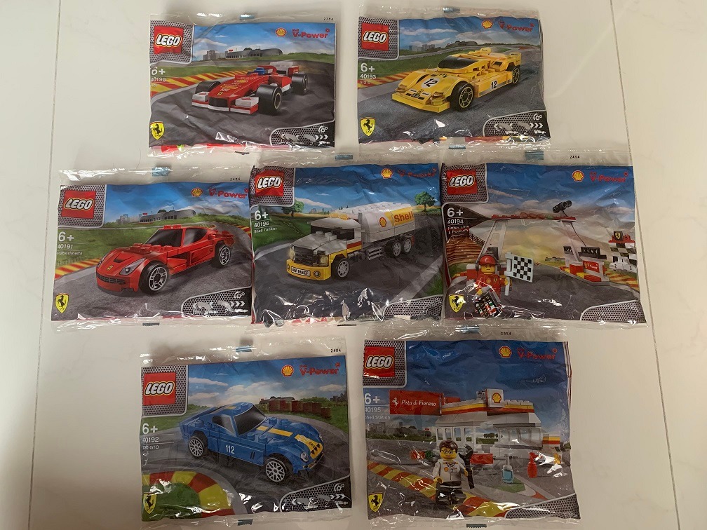 Lego Shell/Ferrari Promotion Series 2 (Set of 7), Hobbies & Toys, Toys ...
