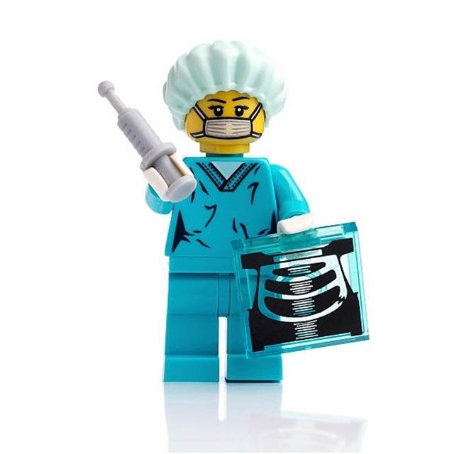 Lego Surgeon Series 6 Minifigures Hospital Nurse Xray Syringe Covid19 ...