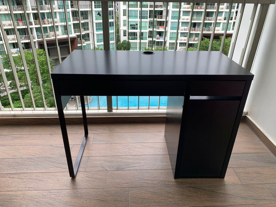 Micke Desk Ikea, Furniture, Tables & Chairs on Carousell