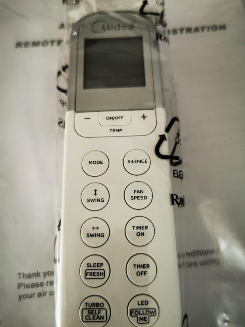 Midea Remote Control Original, Furniture & Home Living, Cleaning ...