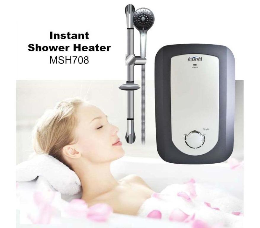 MISTRAL MSH708 Instant Shower Heater, Beauty & Personal Care, Bath ...