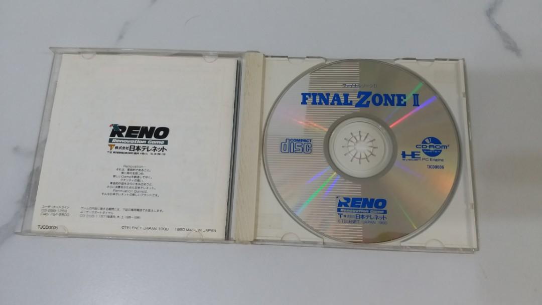 PC-Engine Final Zone II 遊戲 CD-Rom, 電子遊戲, 遊戲機配件, 遊戲週邊商品 - Carousell