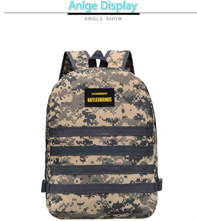 PUBG Player Unknown Battlegrounds Backpack Bag Military, Men's Fashion, Bags, Backpacks on Carousell