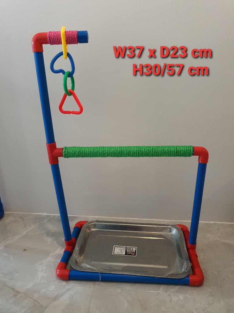 PVC bird stand, Pet Supplies, For Birds, Bird Accessories on Carousell