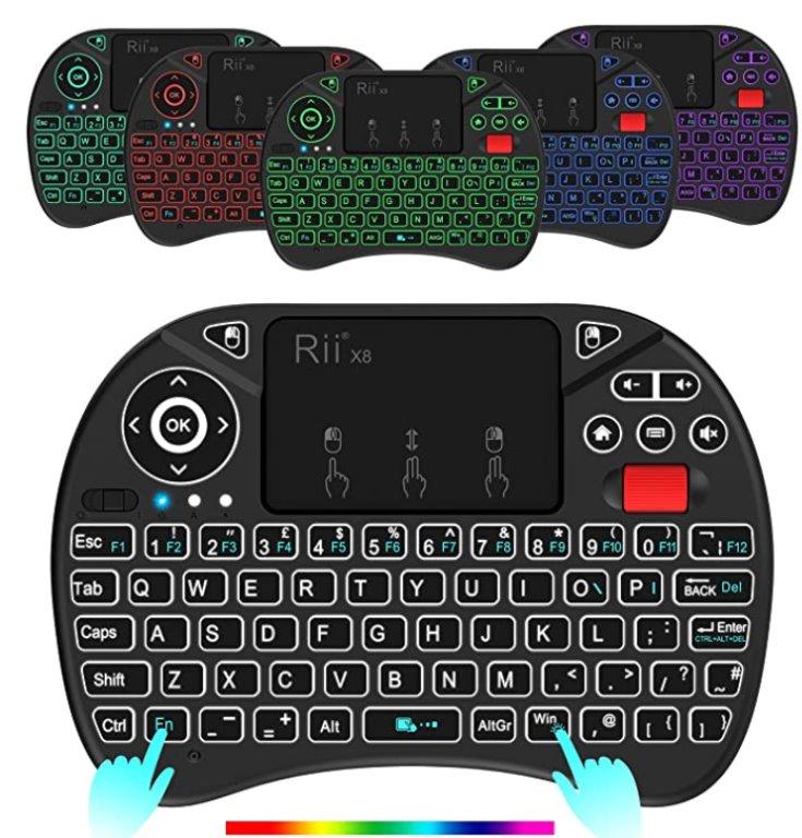 Rii X8 Mini Wireless Multi-media Keyboard Touch Pad Mouse Combo, Electronics, Computer Parts ...