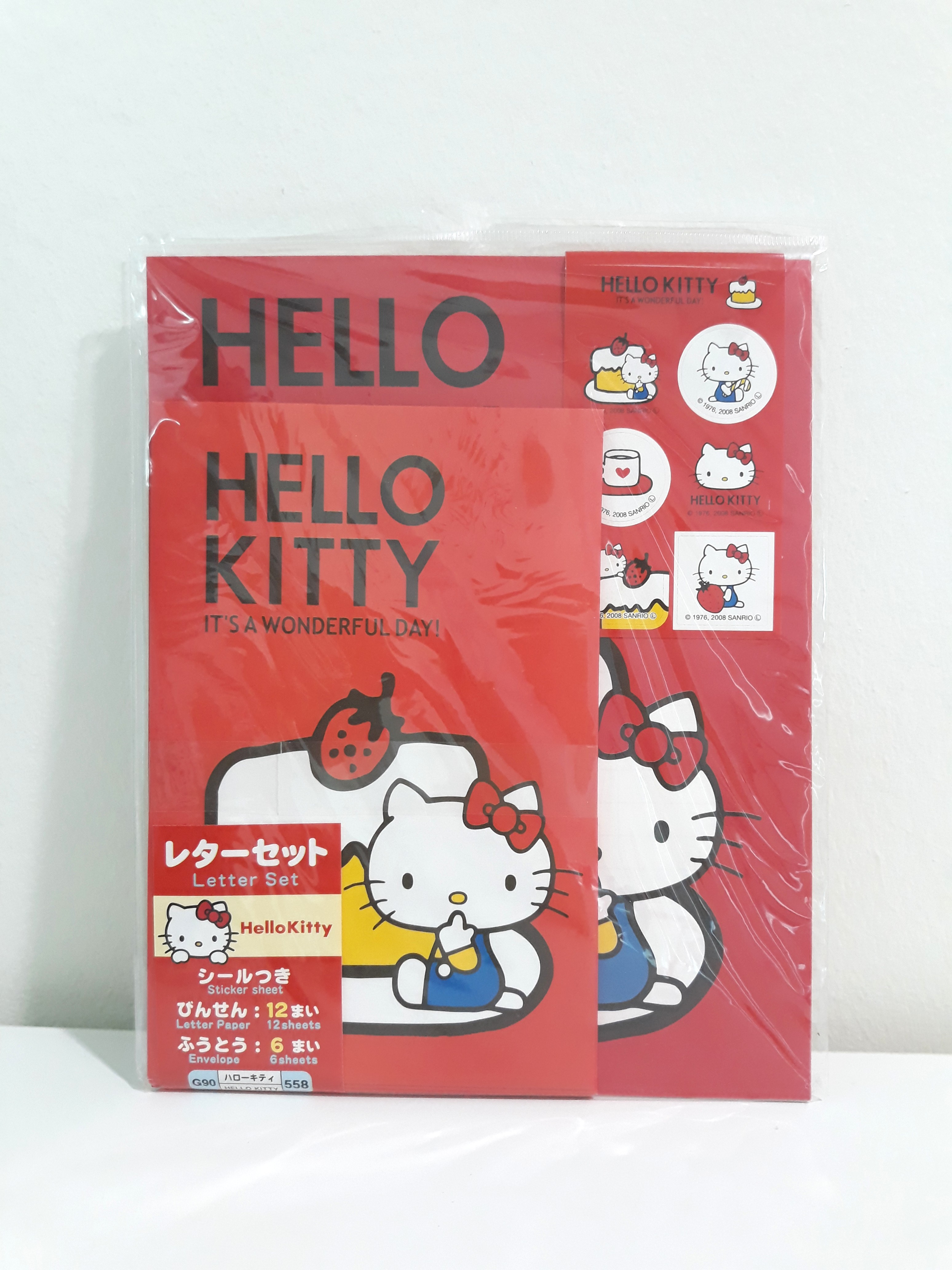 Sanrio Hello Kitty letter set, Books & Stationery, Stationery on Carousell