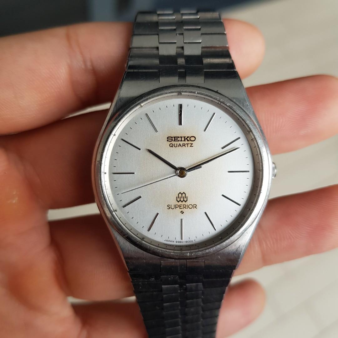 Seiko Quartz Superior 9980-8000, Men's Fashion, Watches & Accessories ...