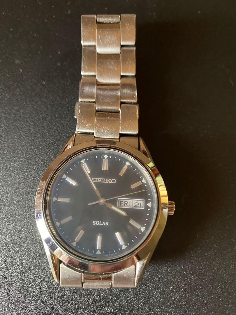 Seiko Solar Powered Watch, Men's Fashion, Watches & Accessories ...