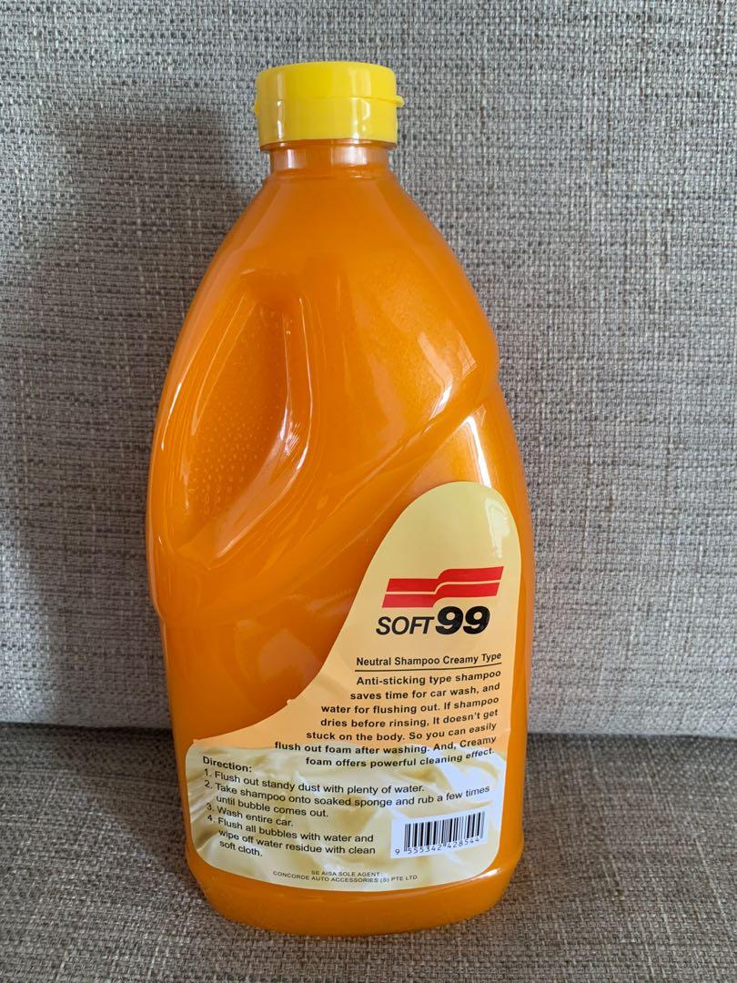 Soft99 Wash & Wax Car Shampoo 2L, Everything Else on Carousell