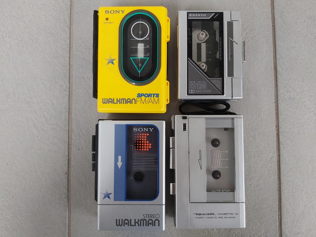 Sony walkman discman md cassette 機 卡式機 錄音機 懷舊, 音響器材, 錄音機 - Carousell