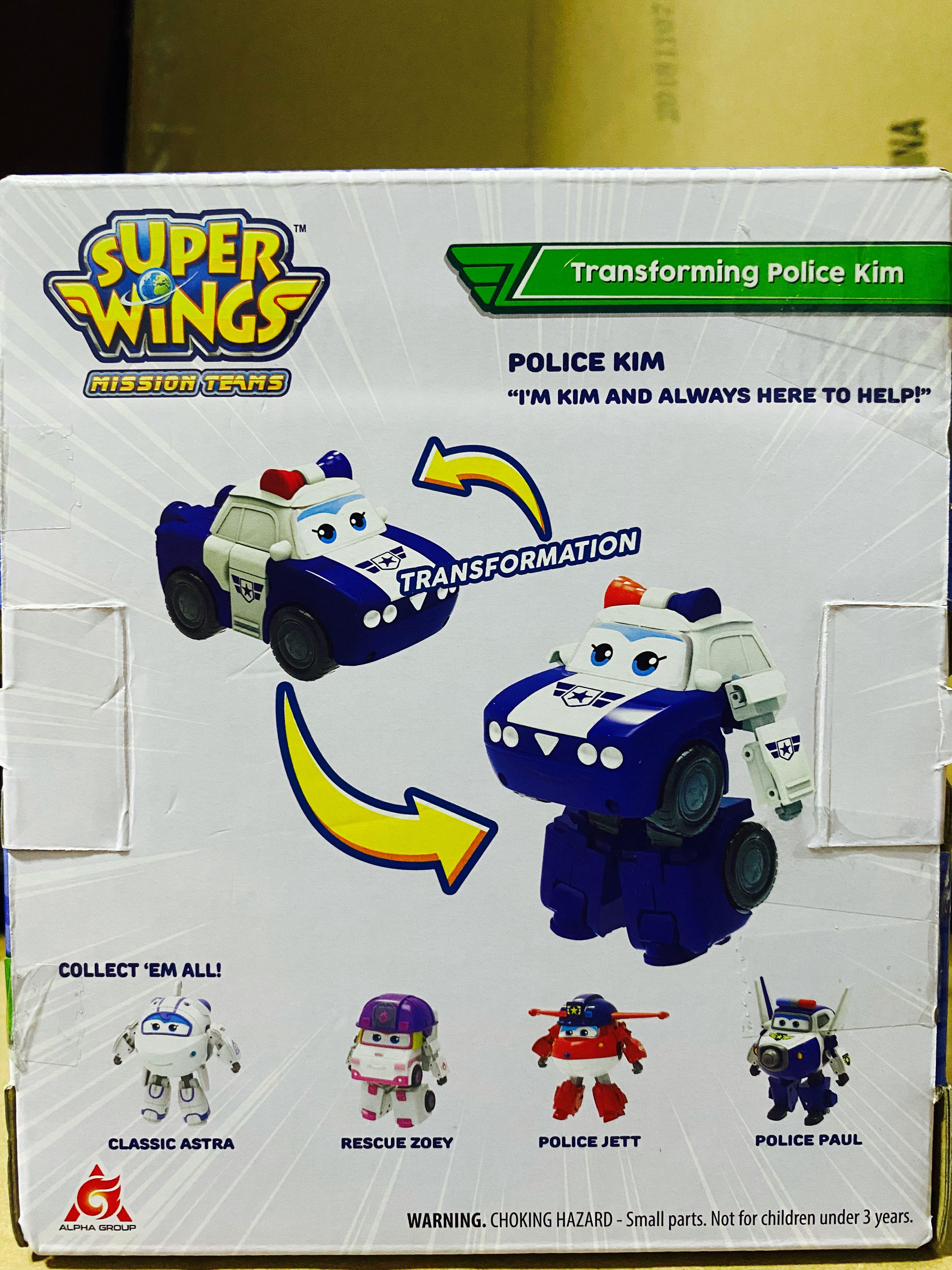 Super Wings Season 3 Police Kim, Toys & Games, Others on Carousell