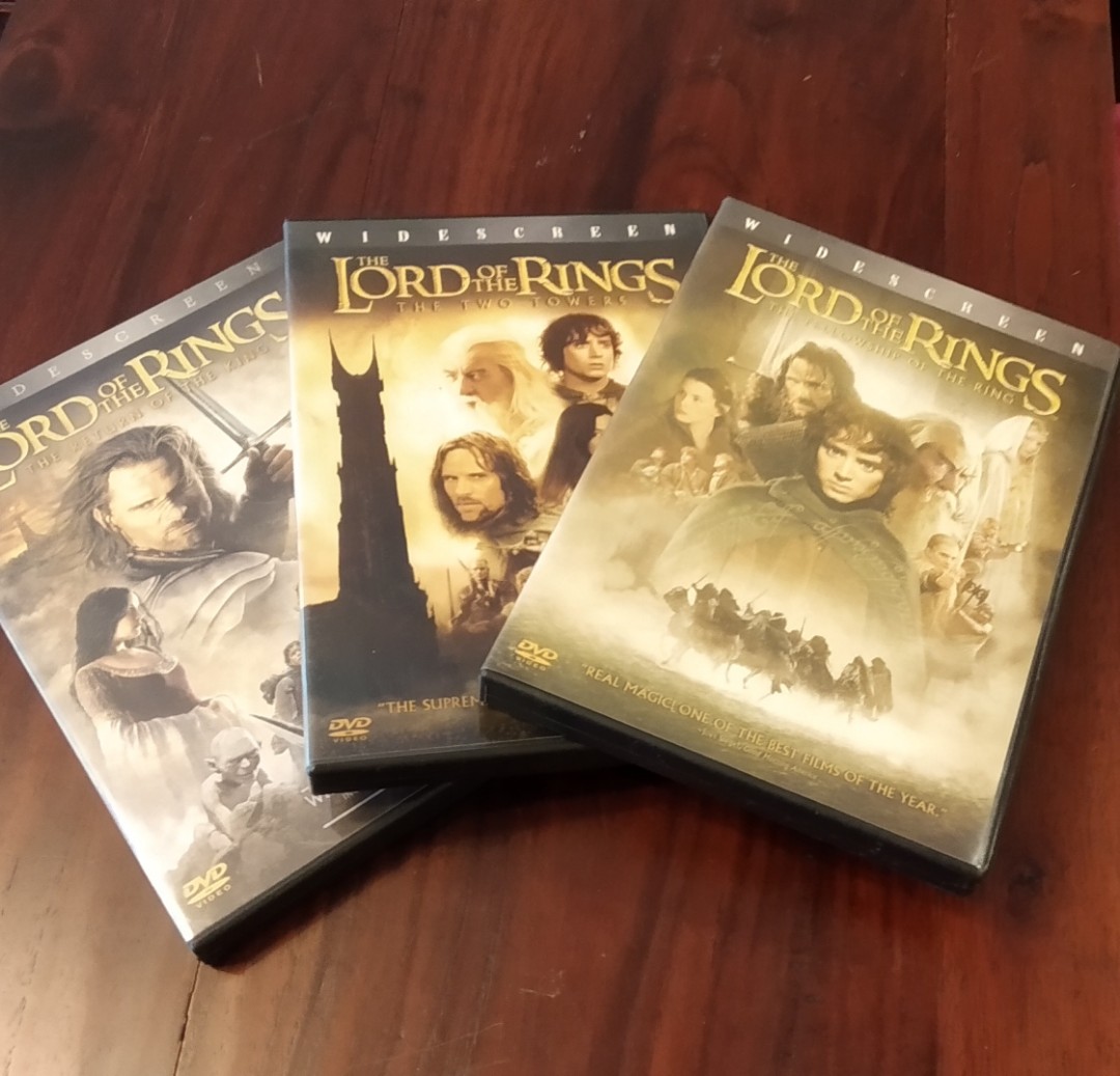 The Lord of the Rings - Complete DVD Set, Hobbies & Toys, Music & Media ...