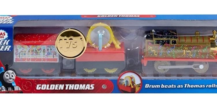 Thomas and friends - Golden Thomas - 75th Anniversary Trackmaster, Toys ...