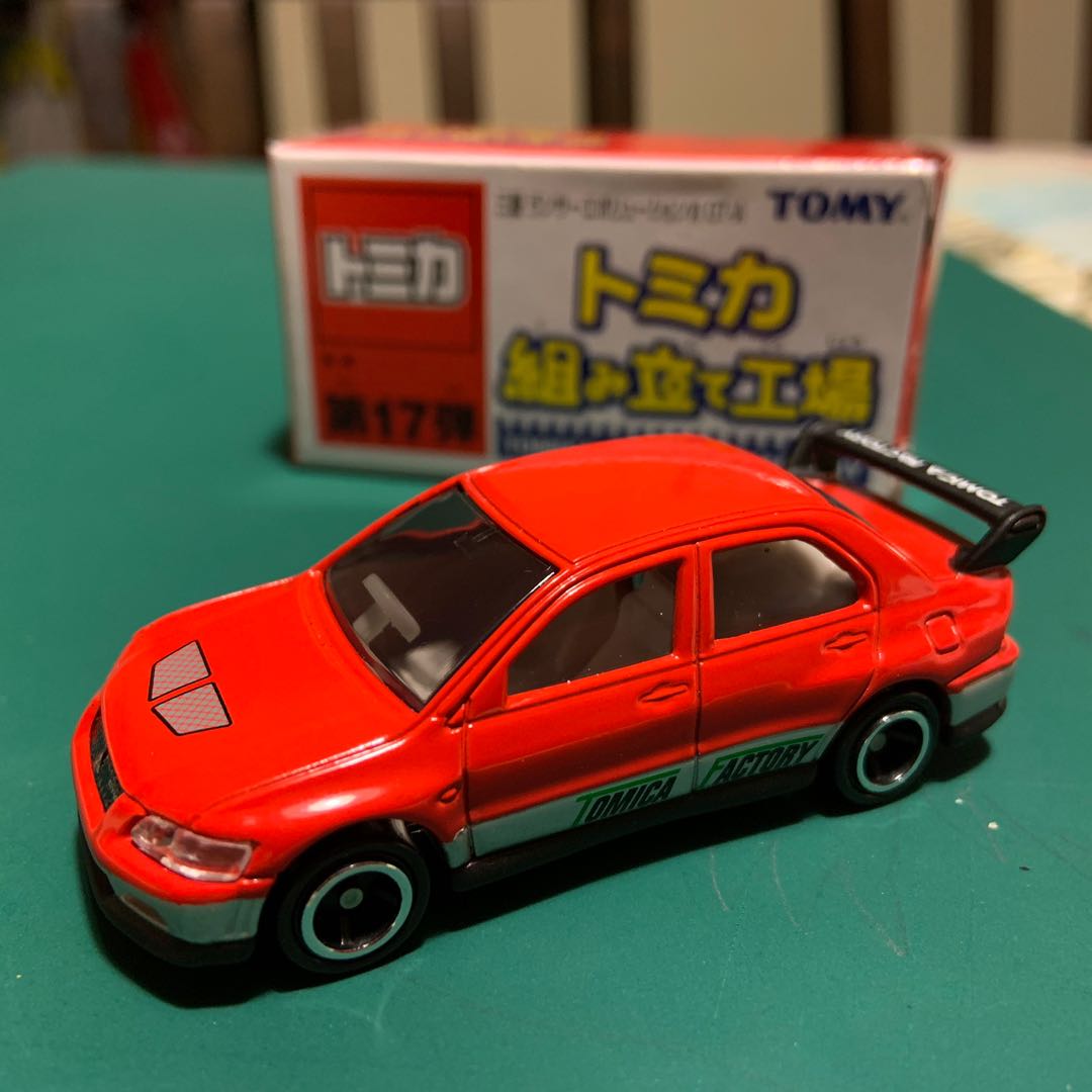 Tomy Tomica Red Mitsubishi EVO evolution VII GT-A 17th Edition Tomica ...