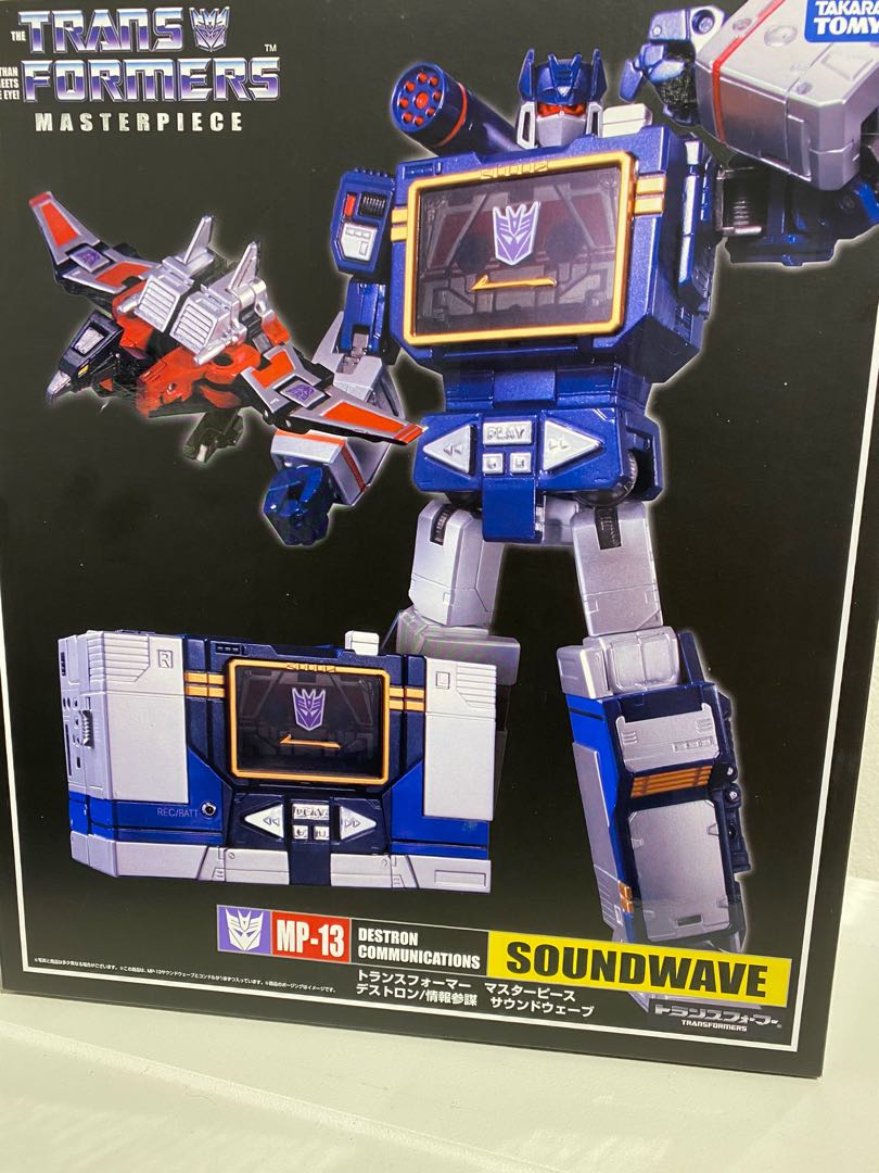 Transformers MP 13 sound wave 全新, 興趣及遊戲, 玩具 & 遊戲類 - Carousell