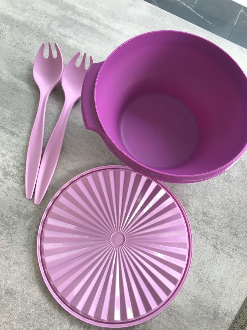 Tupperware salad bowl, Furniture & Home Living, Kitchenware & Tableware ...