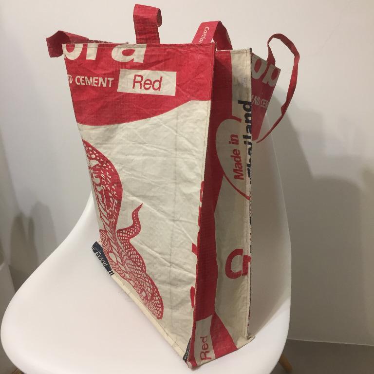 Vietnamese Upcycled Concrete Tote Bags Cobra (Tall), Men's Fashion ...
