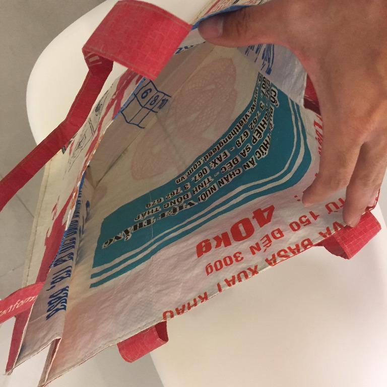 Vietnamese Upcycled Concrete Tote Bags Cobra (Tall), Men's Fashion ...