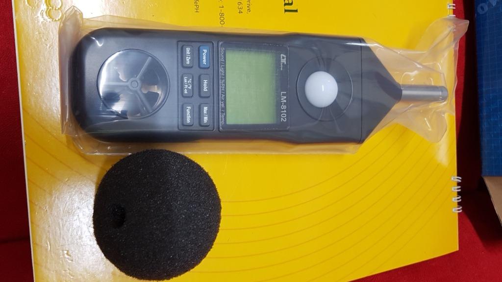 Work Environment Monitoring, Environment Meter, Sound Meter, Anemometer ...