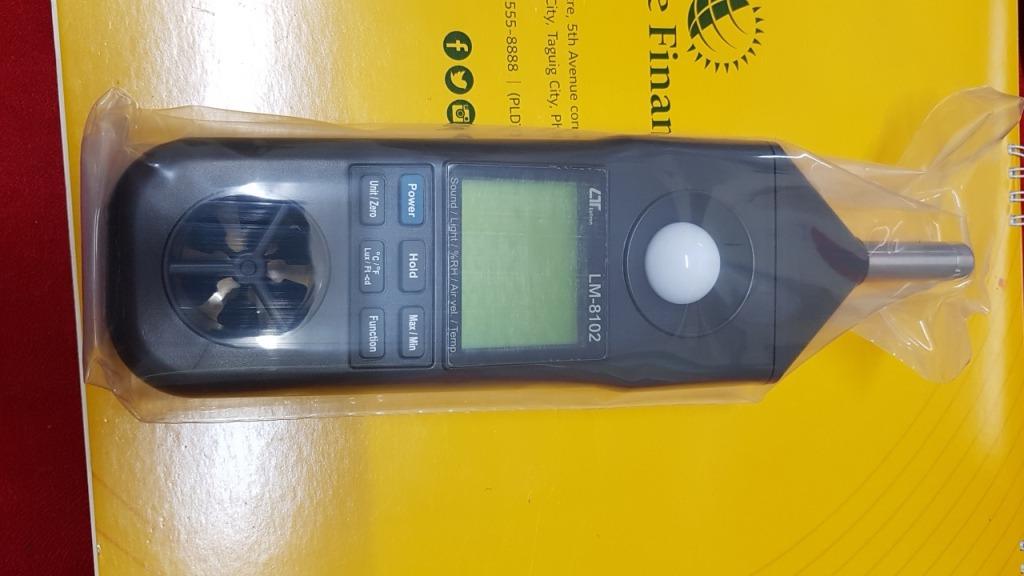 Work Environment Monitoring, Environment Meter, Sound Meter, Anemometer ...