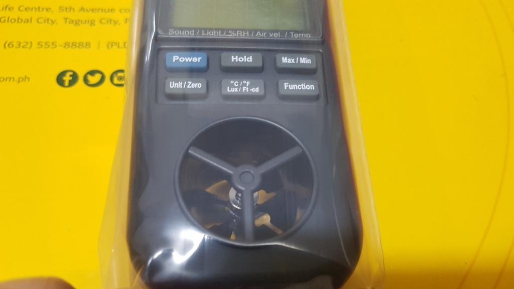 Work Environment Monitoring, Environment Meter, Sound Meter, Anemometer ...