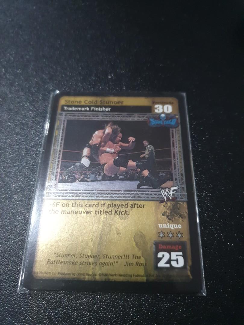 WWE/WWF STONE COLD STUNNER SIGNATURE, Toys & Games, Board Games & Cards ...