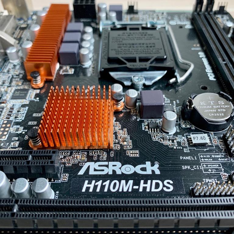 ASRock Super Alloy H110M-HDS R3.0 Motherboard, Computers & Tech, Parts ...