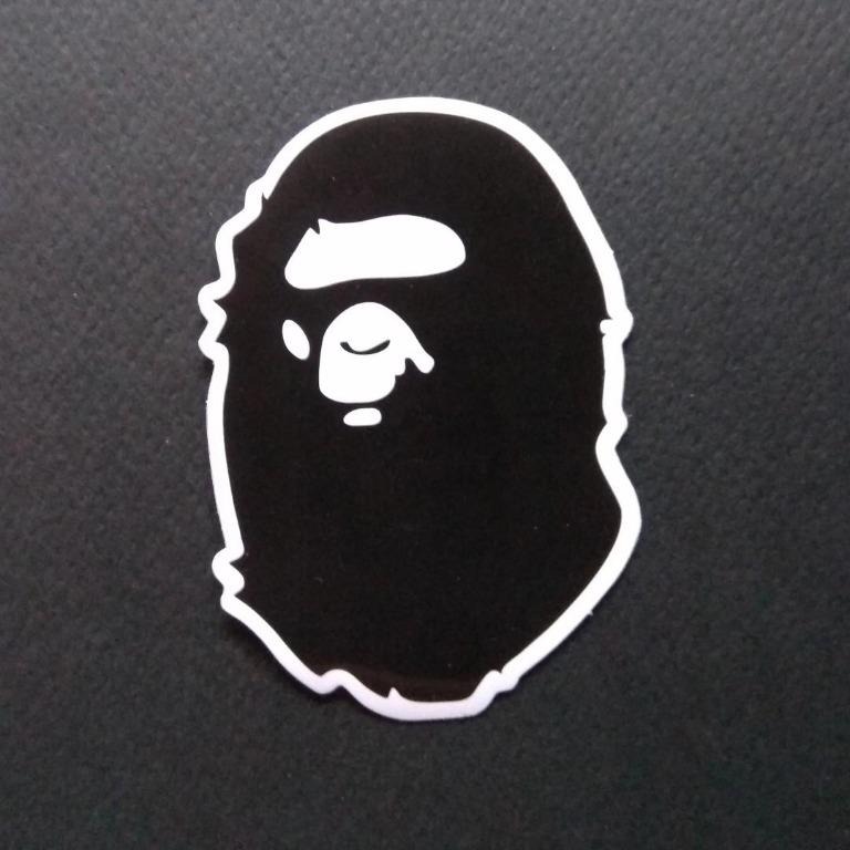 Bathing Ape Logo Sticker Luggage Laptop Skateboard, Hobbies & Toys ...