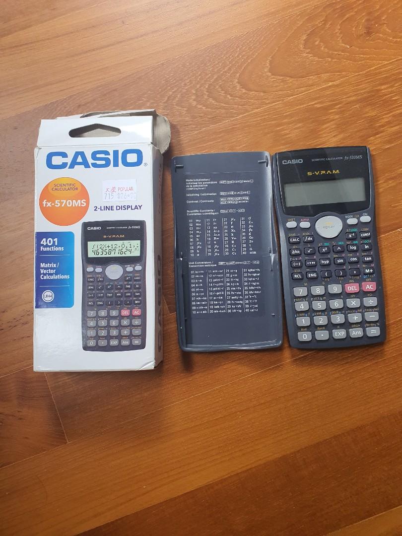 Casio fx 570ms, Electronics, Others on Carousell