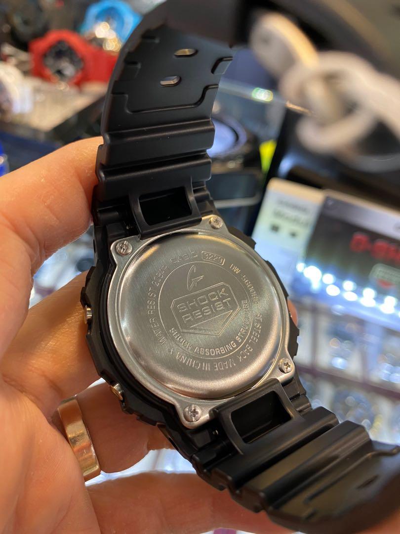 Casio G Shock DW-5600BB-1DR matte black JUKSZ, Men's Fashion, Watches ...