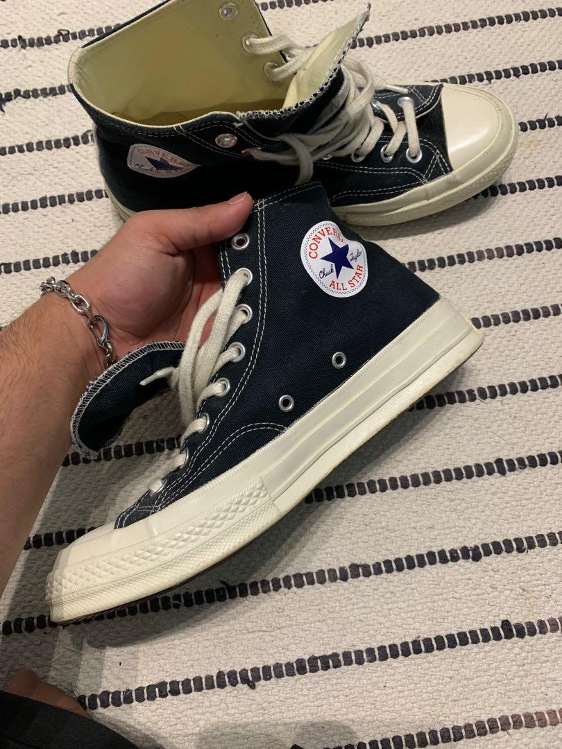 Converse CDG High-Cut, Men's Fashion, Footwear, Sneakers on Carousell