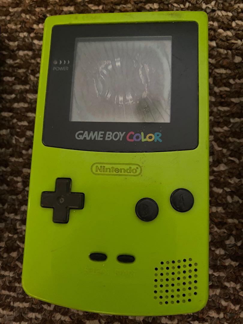 Defective Original Gameboy color. Gameboy advance. Vintage. Collectors ...